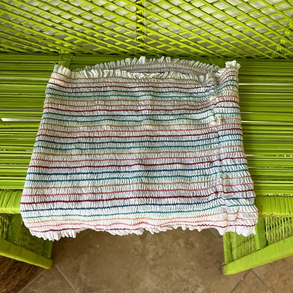 Tres Bien | Tops | Tres Bien Rainbow Tube Top | Poshmark